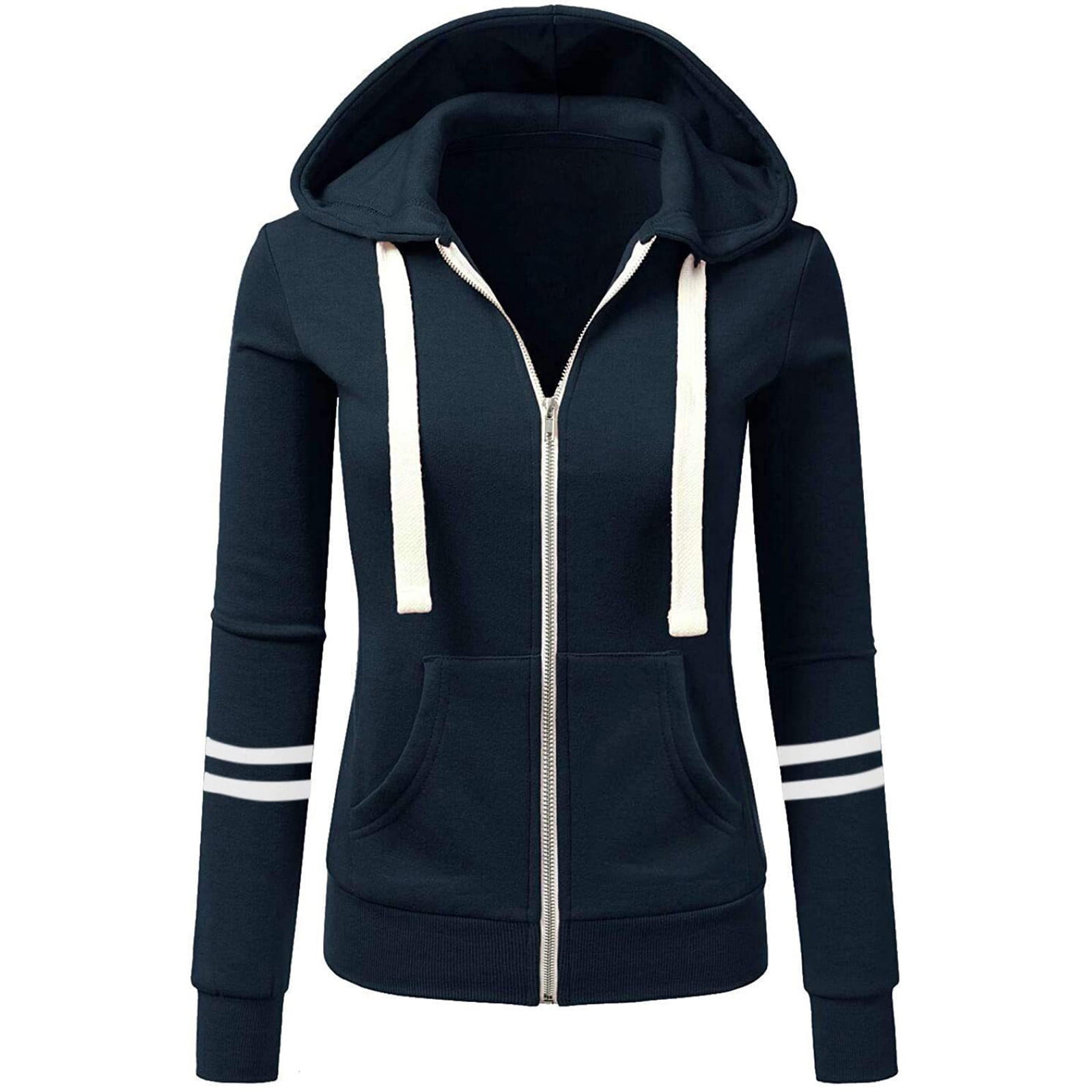 Dezsed Womens Casual Heart Print Pullover Hoodie Sweatshirt Tops