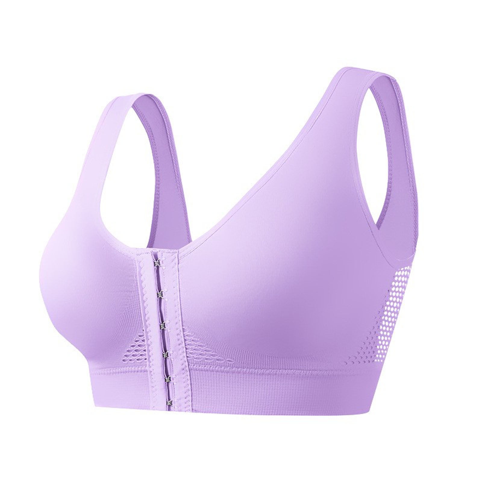 Dgankt CDG Large Cup Size Bras for Women Seamless Sports Bra Wirefree ...