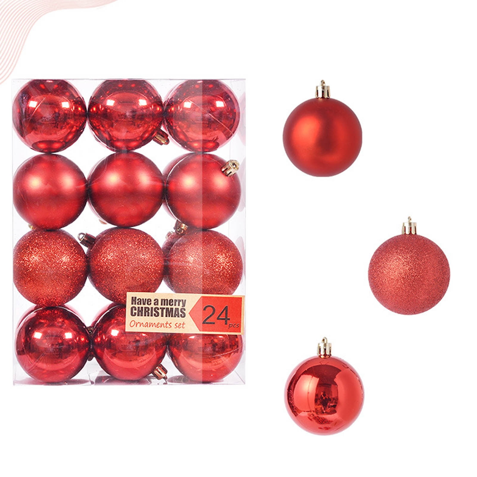 Dgankt Christmas Decorations for The Home 4Cm Christmas Ball Ornaments ...