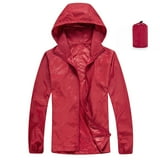 Dgankt Jackets for Women Rain Jacket with Hood Windbreaker Jackets Sun ...