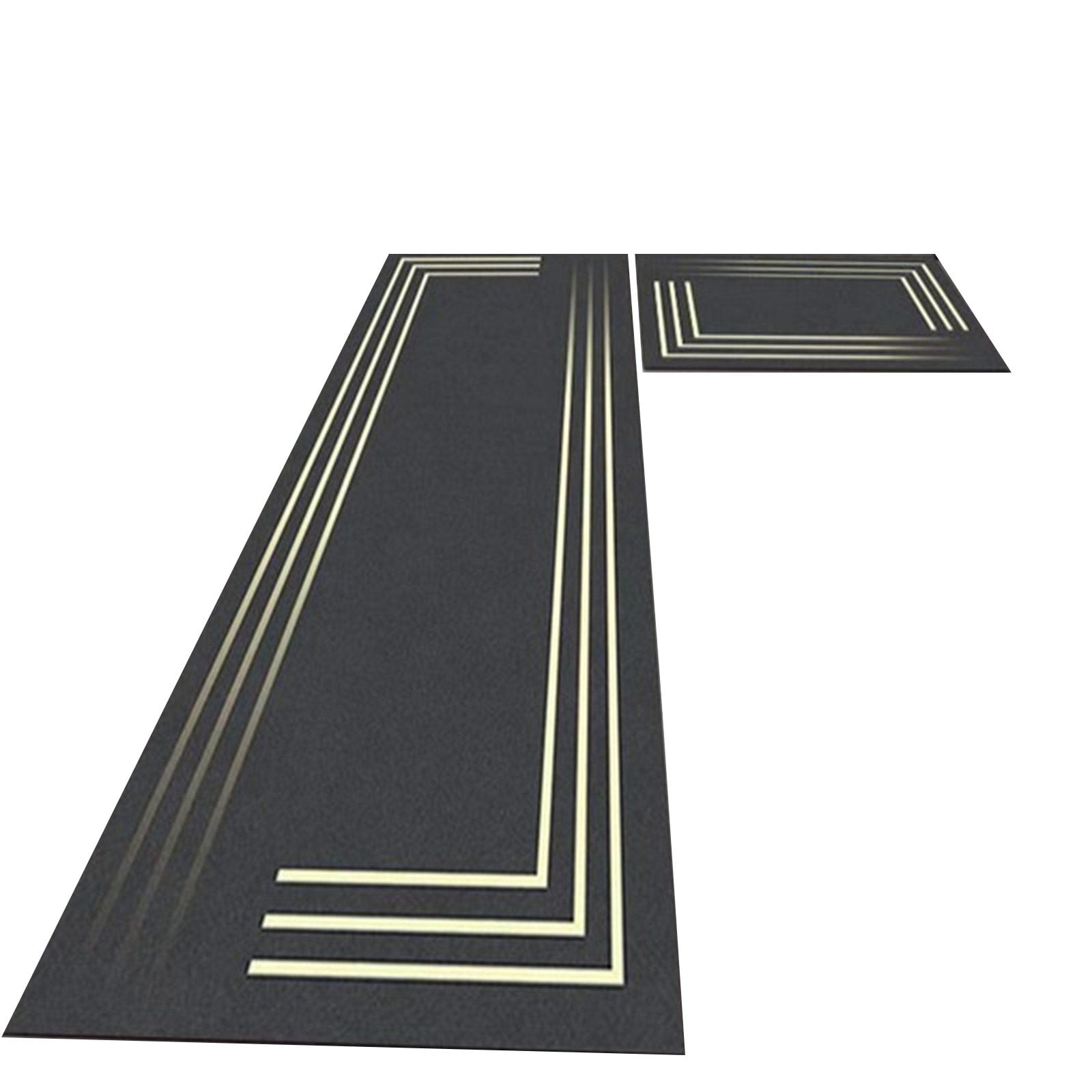 Dgankt Kitchen Mat, Absorbent And Stain Restaurant Mat, Nordic Strip ...