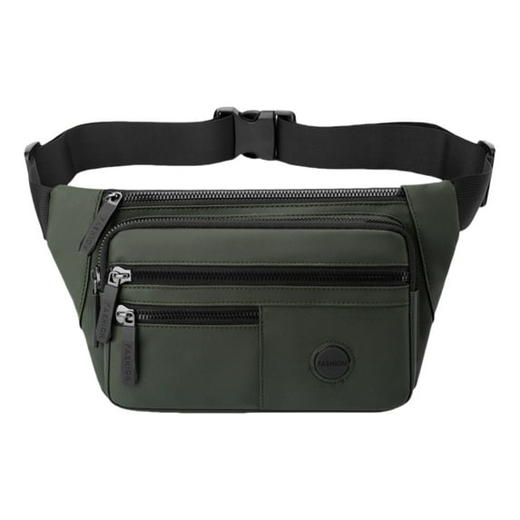 Dgankt Men's Shoulder Sling Bag Sports Waist Pack Multi-Layer Chest Bag ...