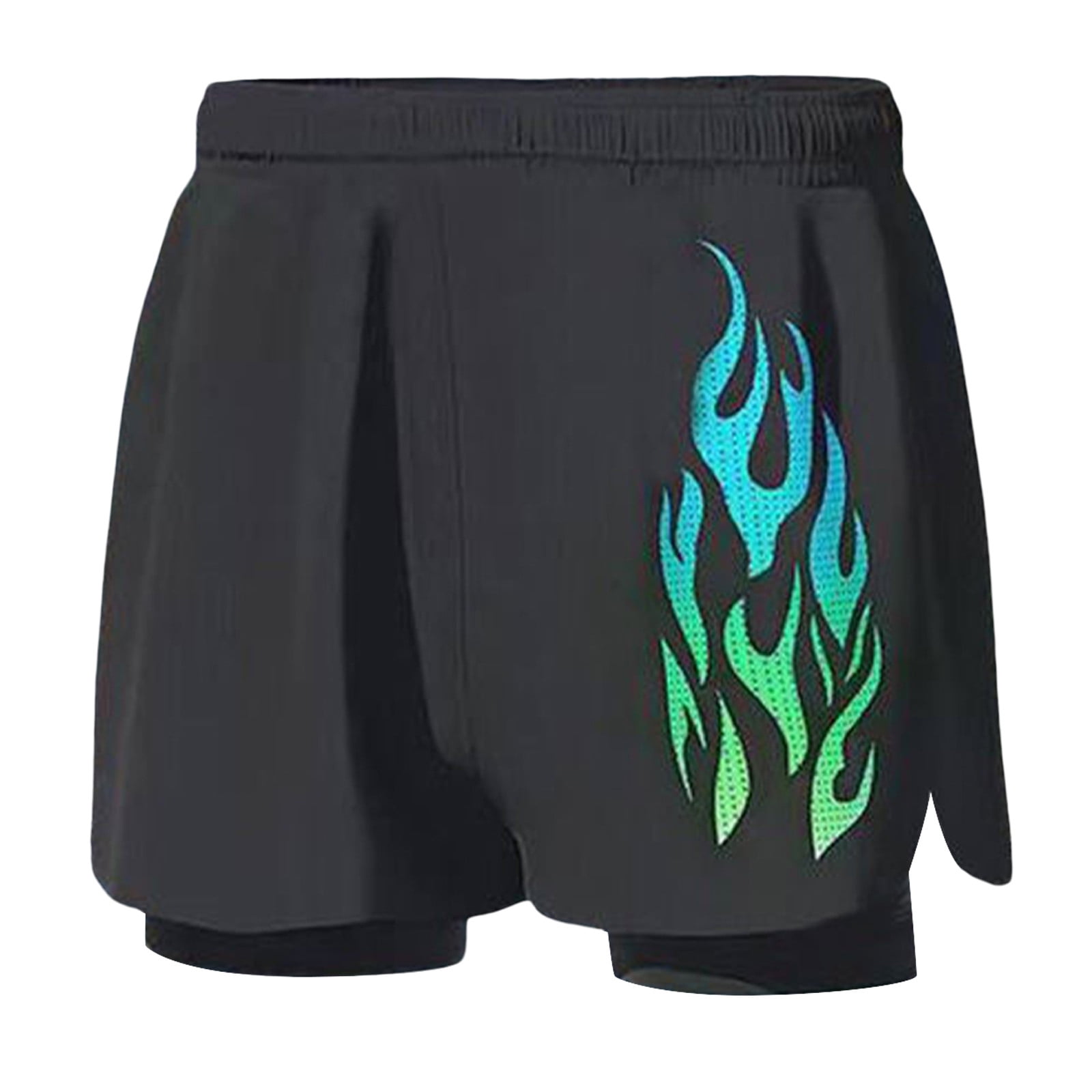 Dgankt Mens Swim Trunks with Mesh Lining Quick Dry Mens Bathing Suit ...