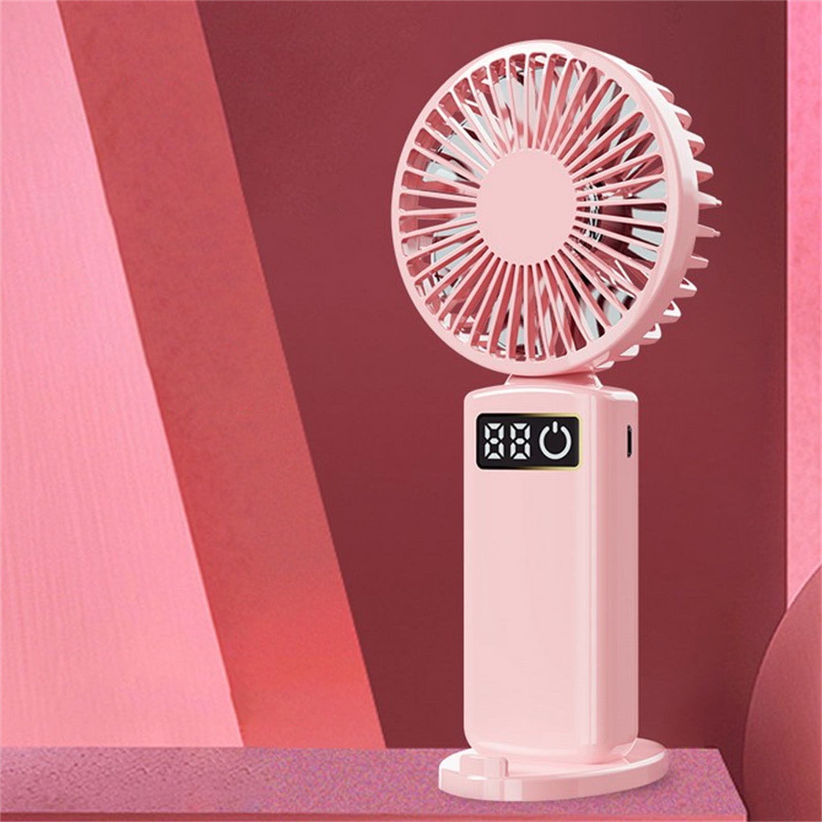 Dgankt Oscillating Fan New USB Handheld Small Fan Mini Rechargeable ...