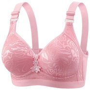 Wycnly Full Figure Bras for Women Plus Size Open Closure Comfort ...