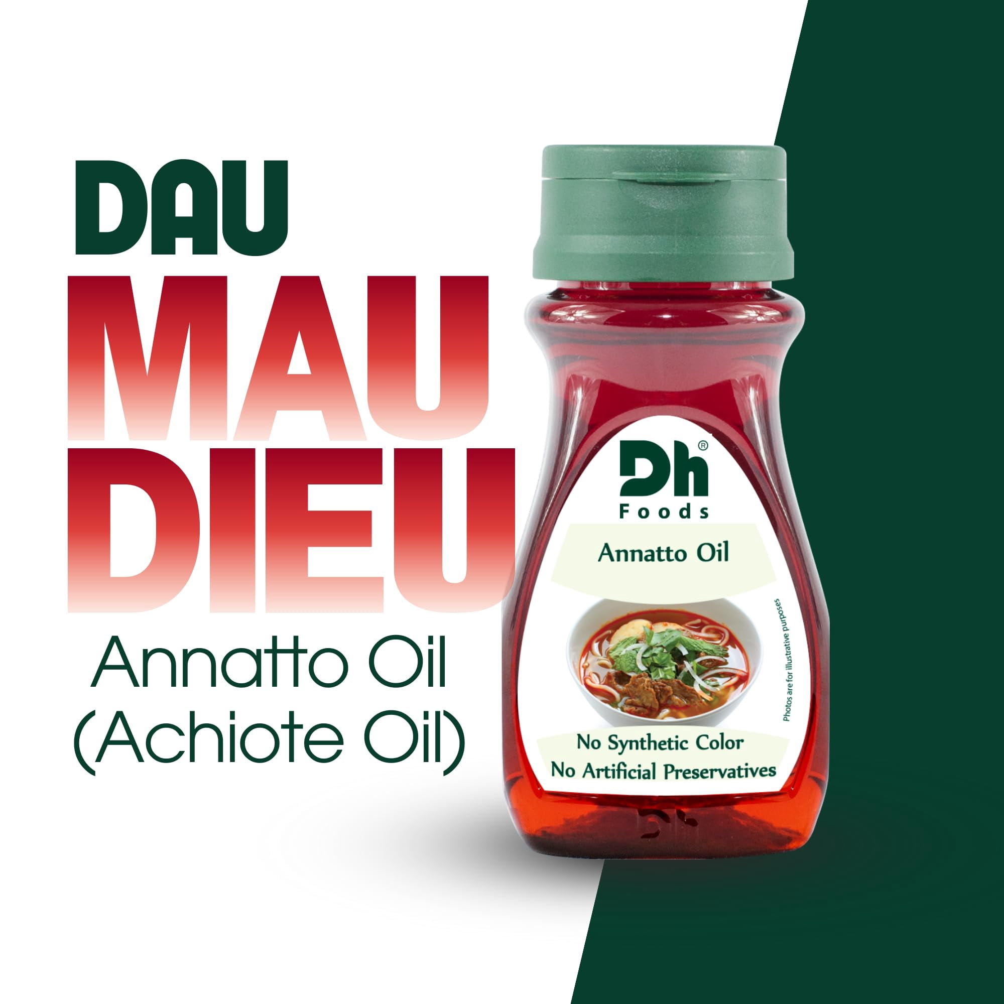Dh Foods Annatto SCH4 Oil for Cooking, Achiote Cooking Oil, Mild Flavor ...