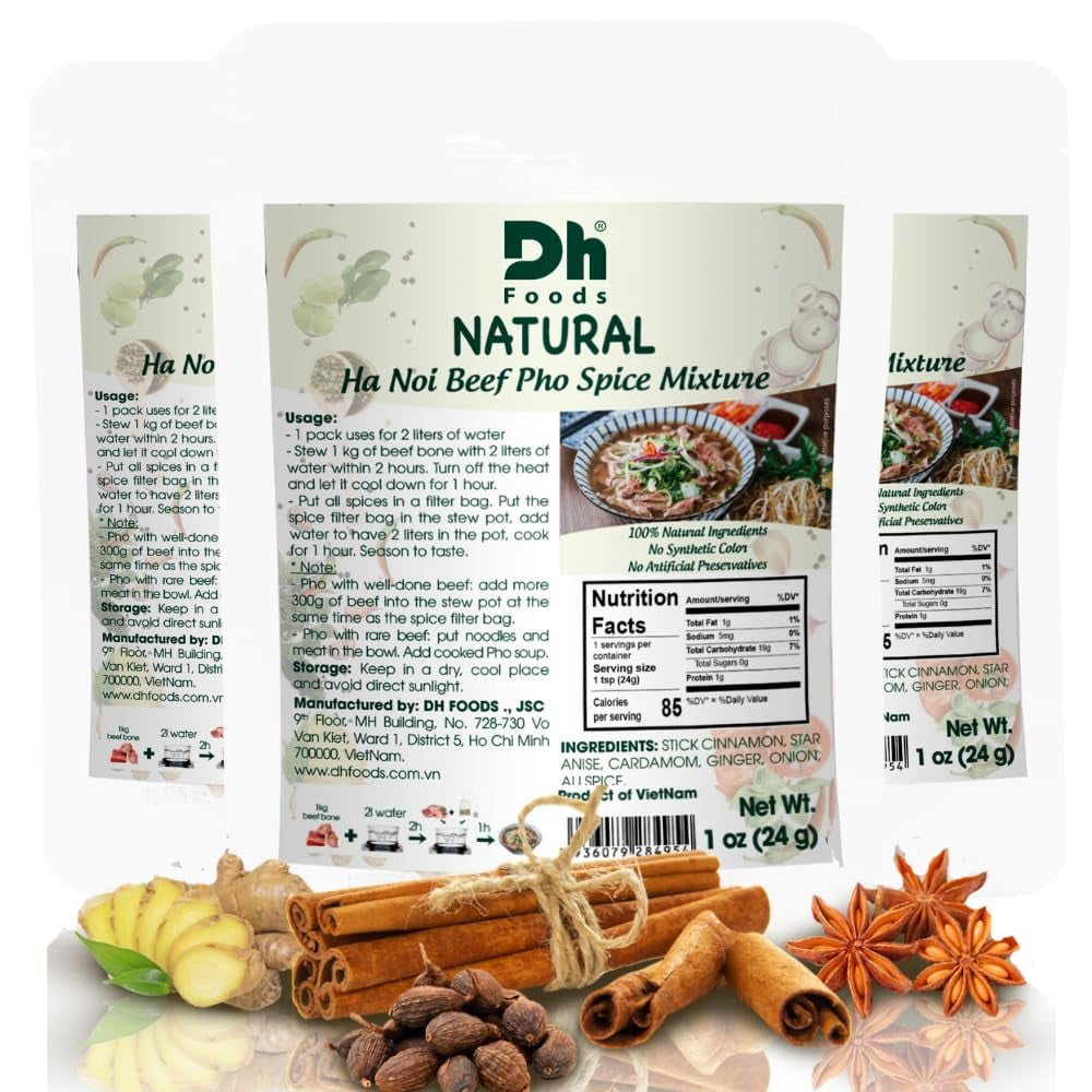 Dh Foods Pho Spice AKF18 Bag Seasoning, Pho Seasoning Packets, Gia Vi ...