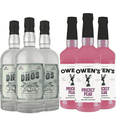 Dhōs Handcrafted Non-Alcoholic Gin 3 Pack 750 ml w 3 Pack Owen’s Mixers ...