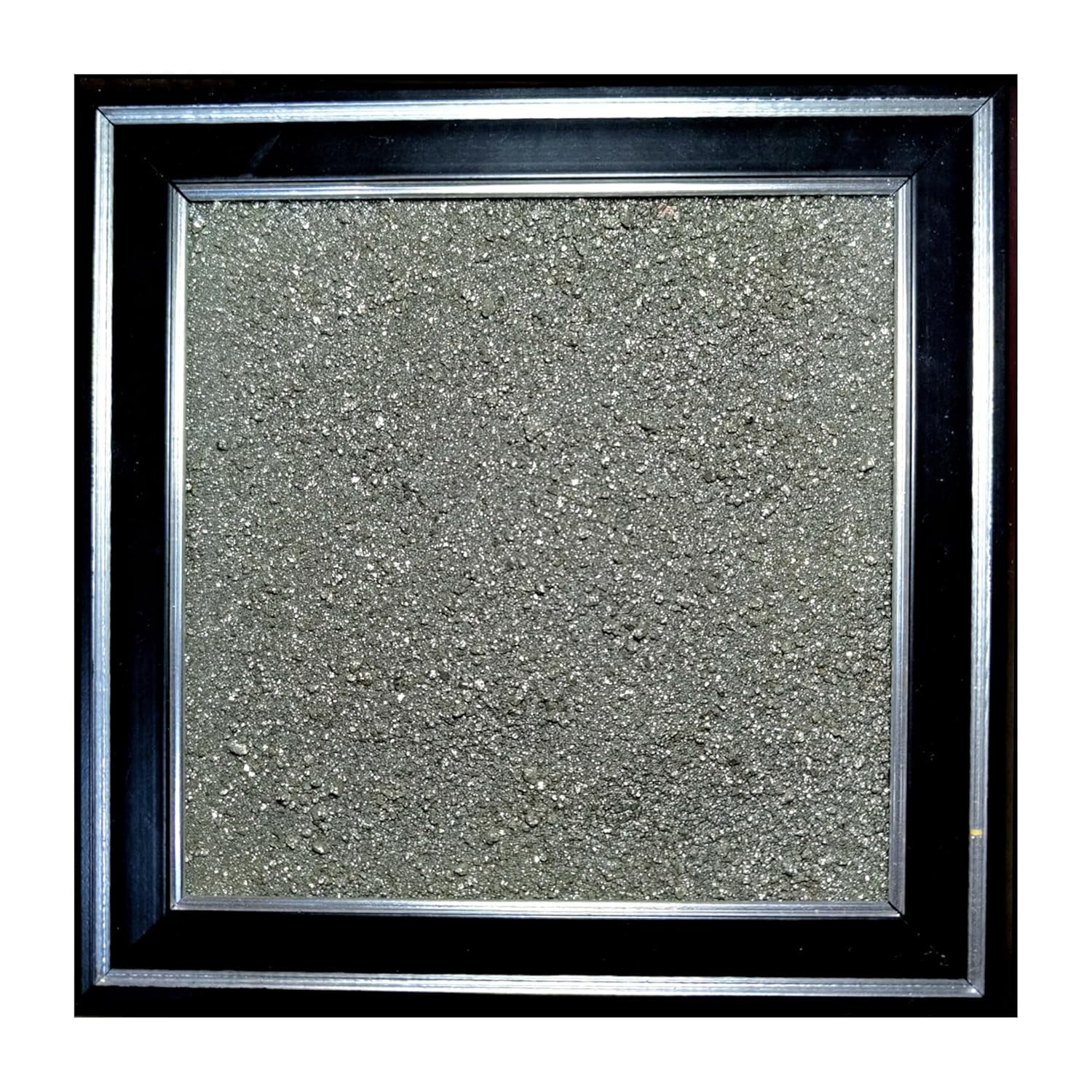 Dhaarmik Pyrite dust plate frame for wealth money success and Abundance ...