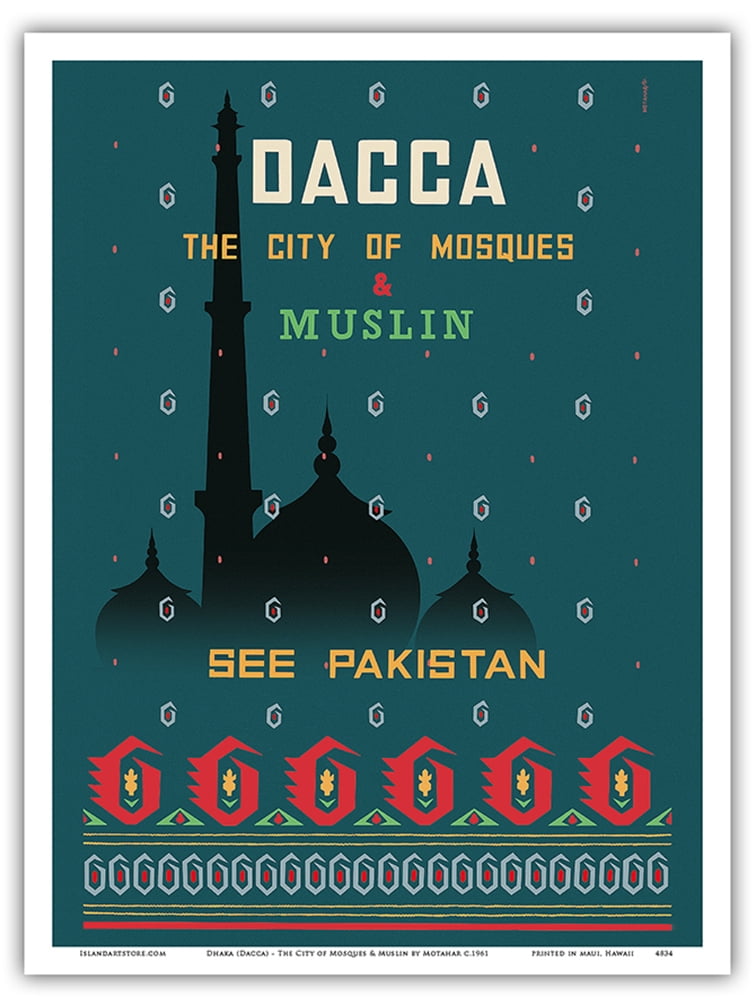 Dhaka (Dacca) - The City of Mosques & Muslin (Dhaka Cotton Fabric ...