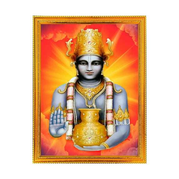 Dhanvantri-Religious God Photo Frame for Home & Pooja Room Decor ...
