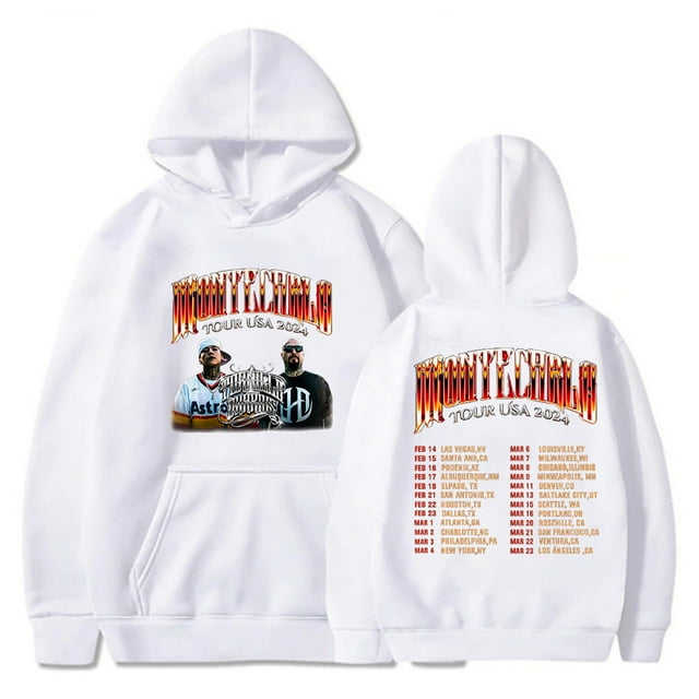 Dharius Tour Hoodie Tornillo Rapper Merch 2024 Long Sleeve Streetwear Women Men Hooded ...
