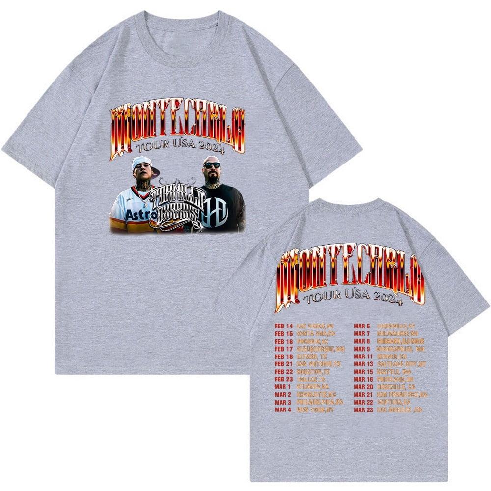 Dharius Tour T-shirt Tornillo Rapper Merch 2024 Crewneck Short Sleeve ...