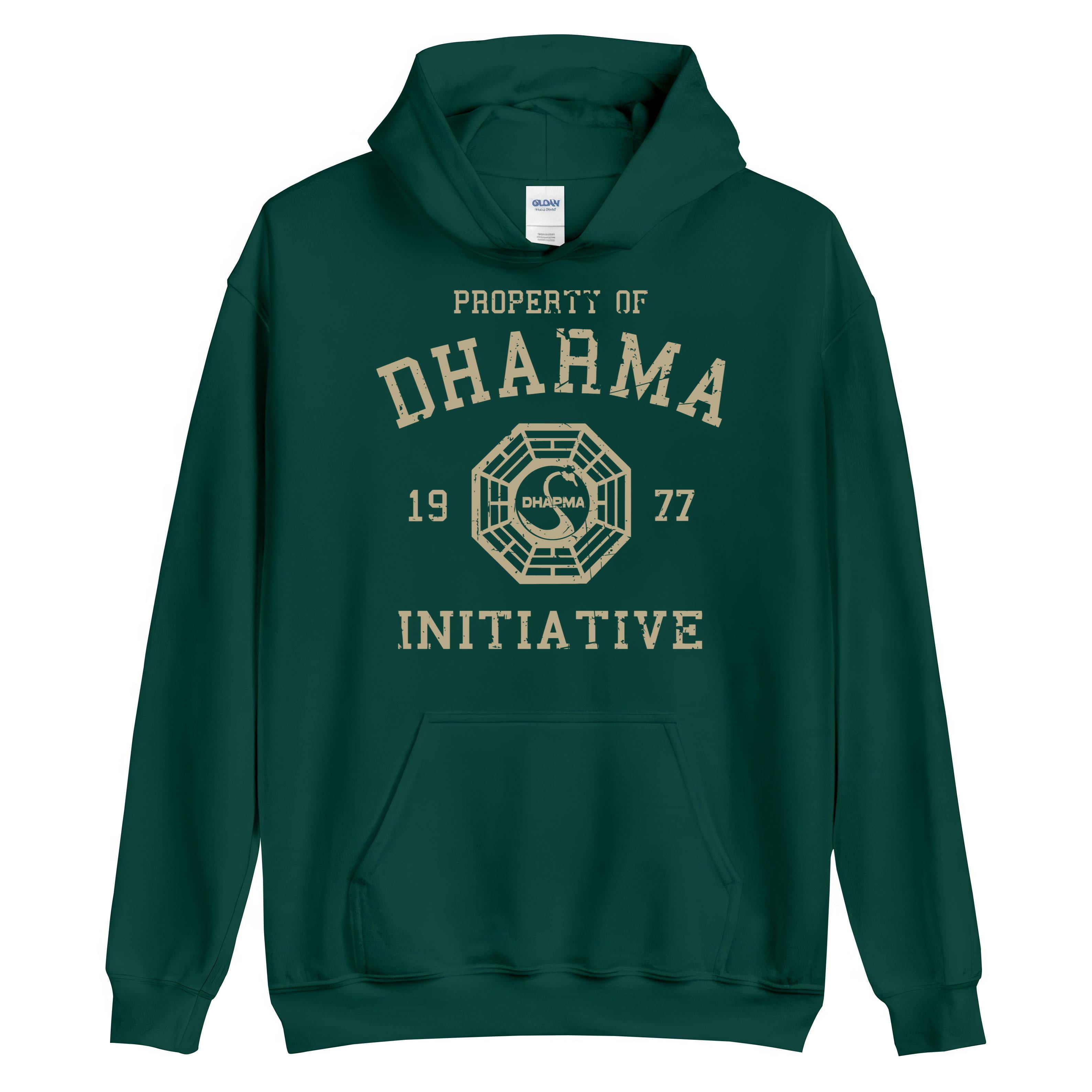 Dharma Initiative 1977 Tv Show Lost Printed Cotton hoodie 8998, hoodie ...