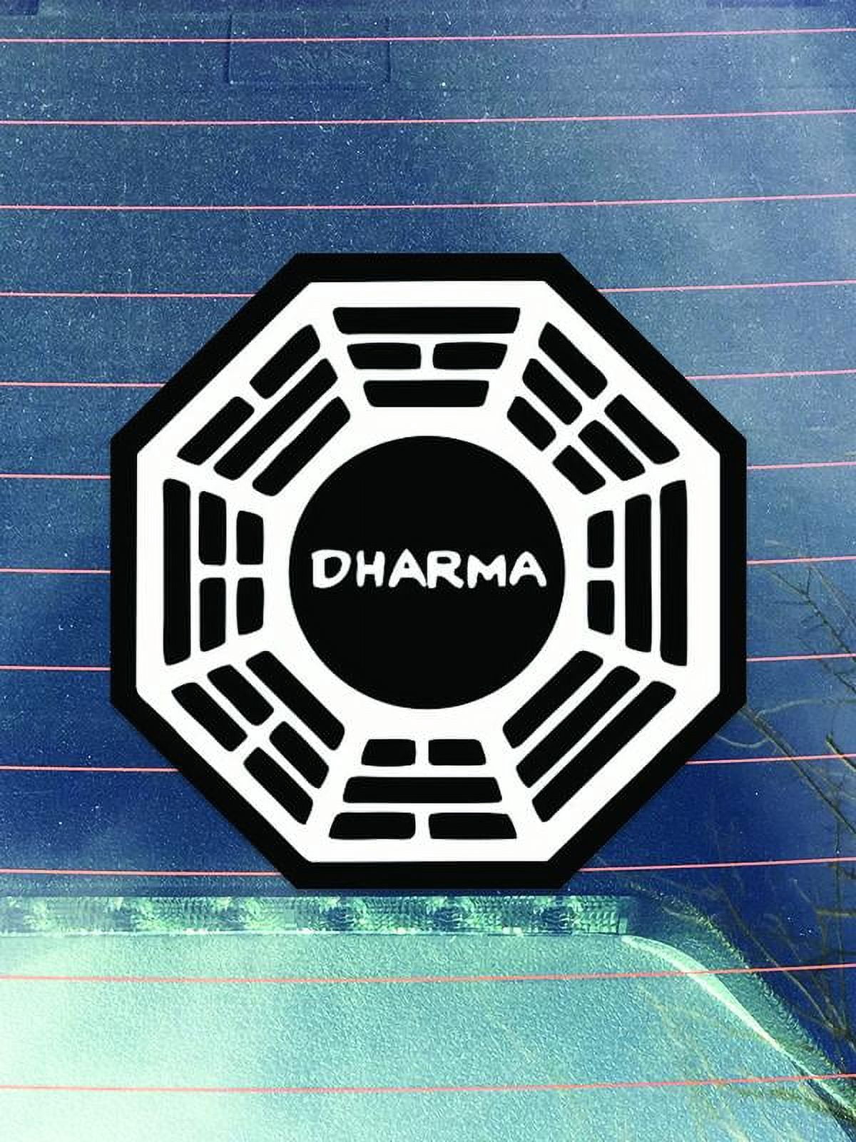 Dharma Wheel Vinyl Decals Sticker ( Two Pack ) | Cars Trucks Vans Walls ...