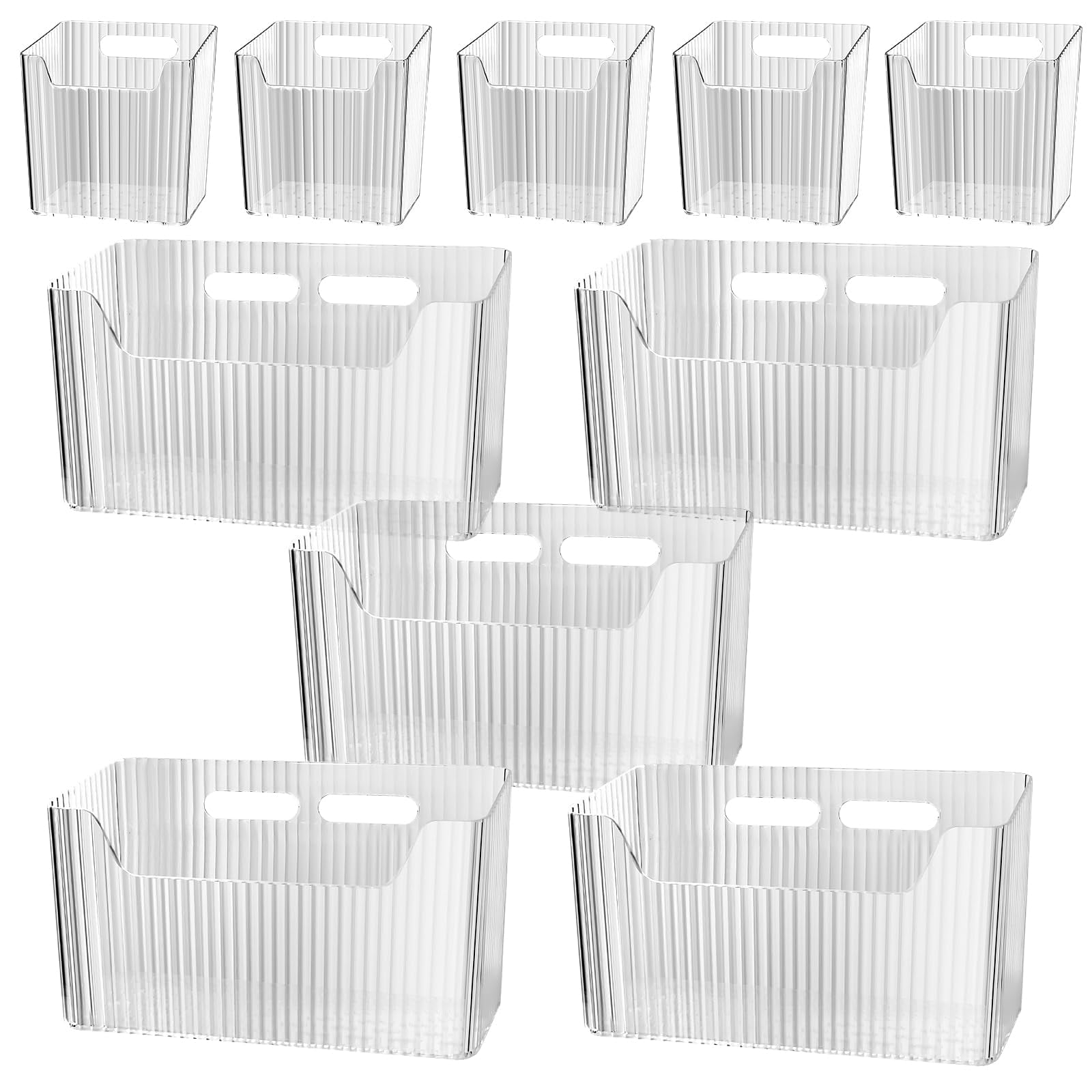 Dhnvcud 10 Pcs Storage Organizer Bins Wall Mounted Organizer Basket ...