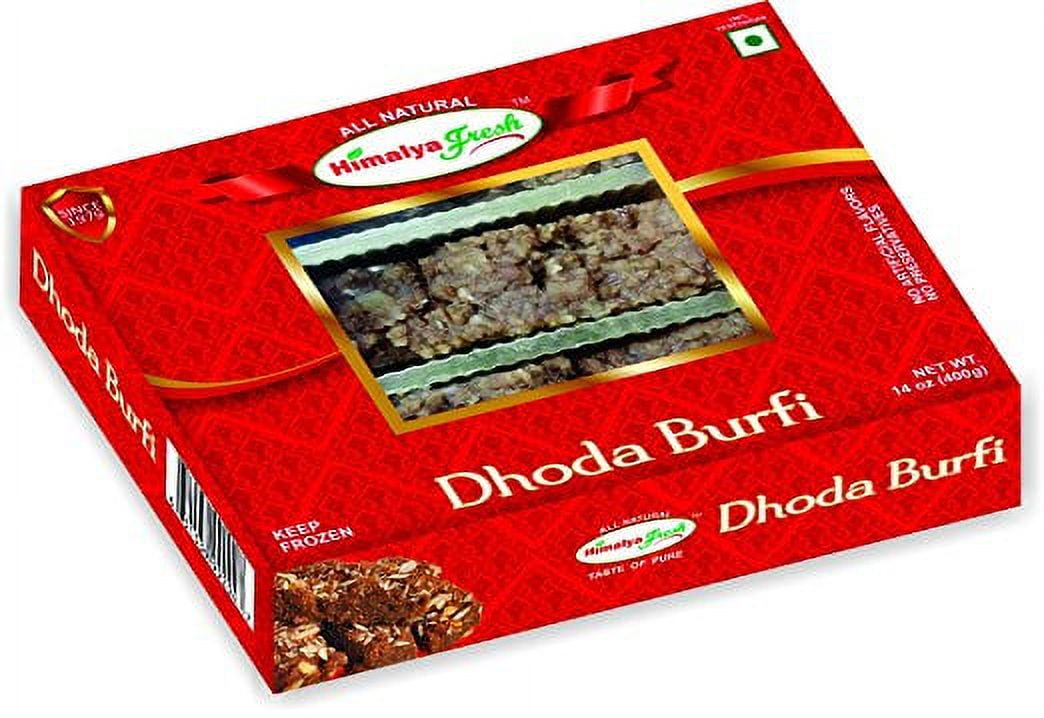 Himalya Fresh Dhoda Burfi 14 oz - All Natural Indian Sweet, Groceries ...