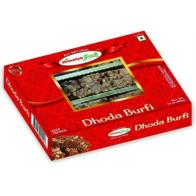 Himalya Fresh Dhoda Burfi 14 oz - All Natural Indian Sweet, Groceries ...