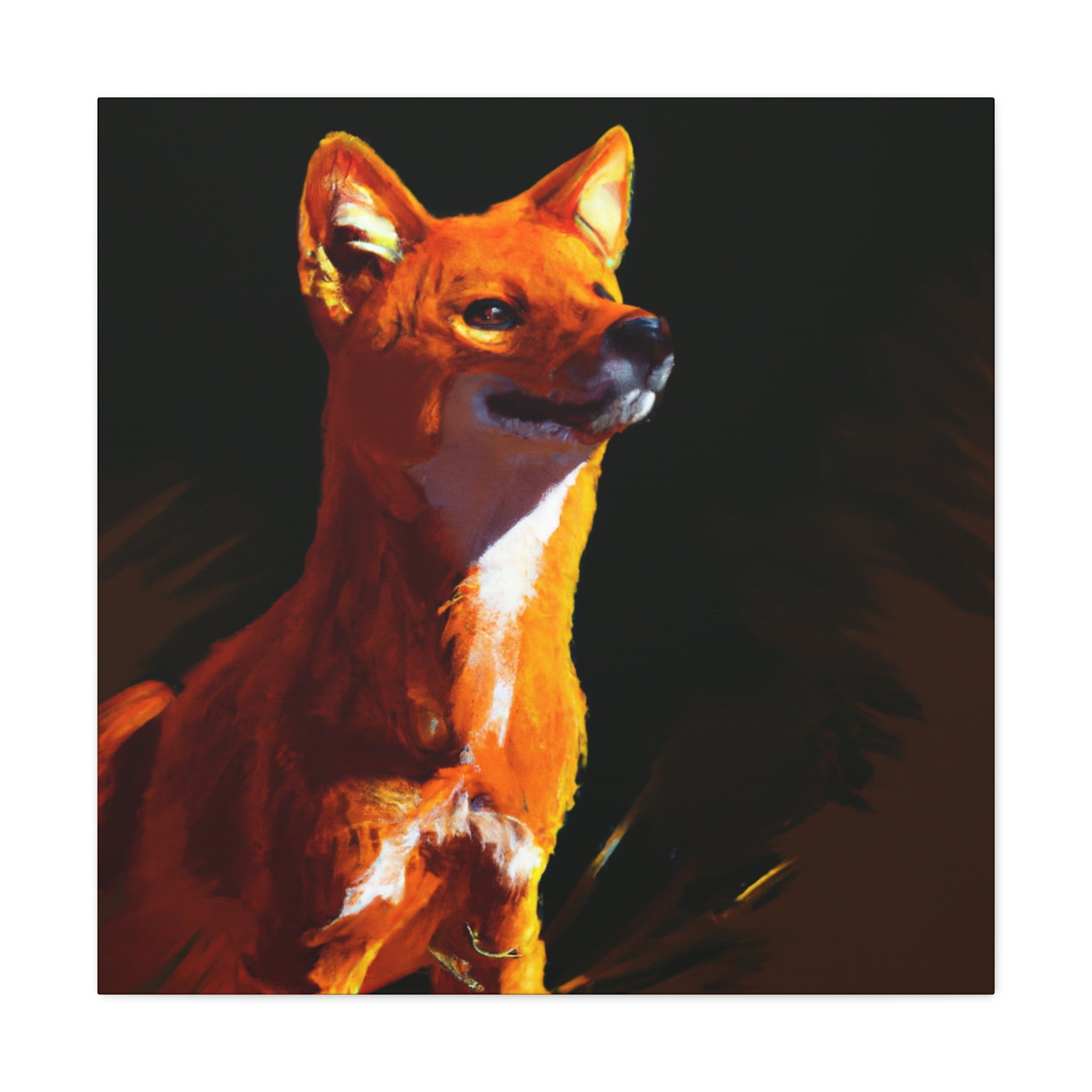 Dhole in Pop Art - Canvas - Walmart.com