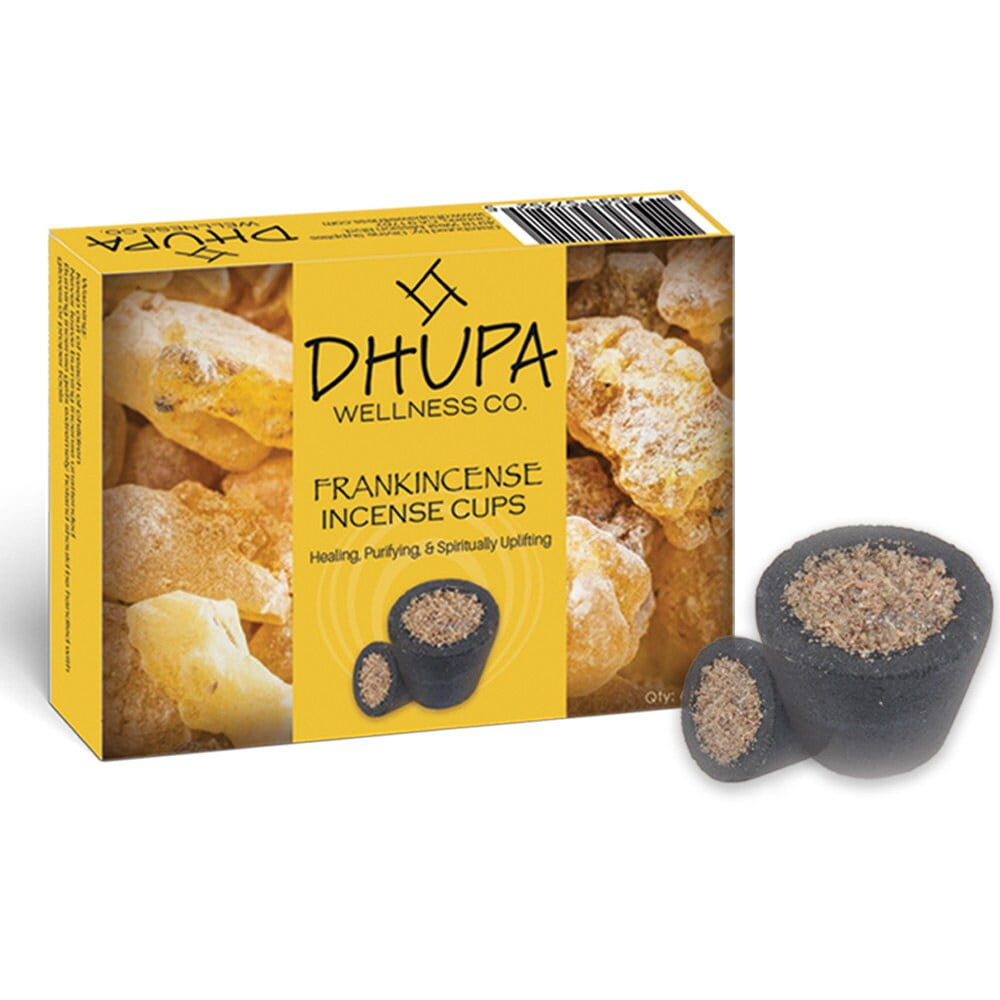 Dhupa Frankincense Natural Incense Smudge Cups | Organic Resin Smudge ...