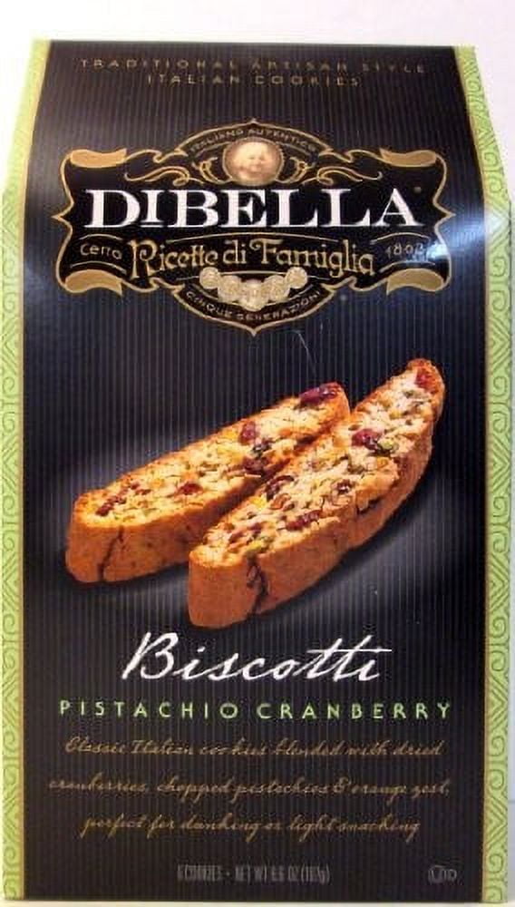 DiBella Biscotti Pistachio Cranberry Cookies, Delicious Snack, 6.6 OZ ...