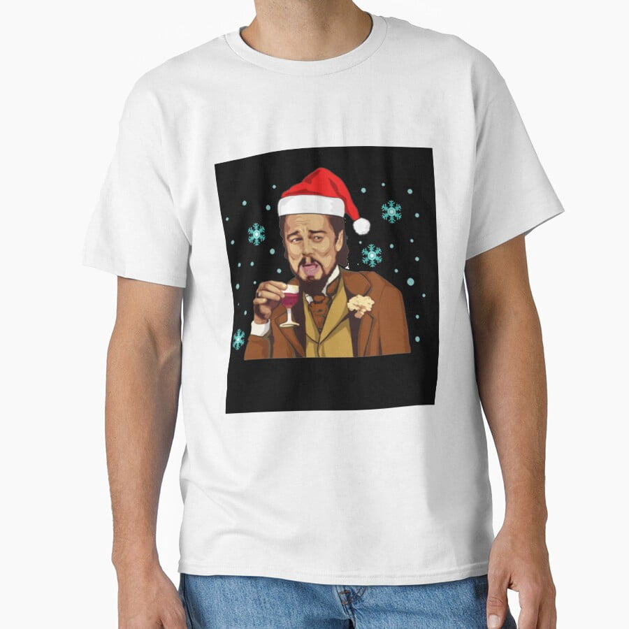 DiCaprio Drinking Meme Great Gatsby Toast Sparkly Gold Ugly T-Shirt ...