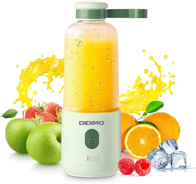 DiDimo Personal blender,Personal Blender For Shakes And Smoothies,Mini Blender Usb Rechargeable ...