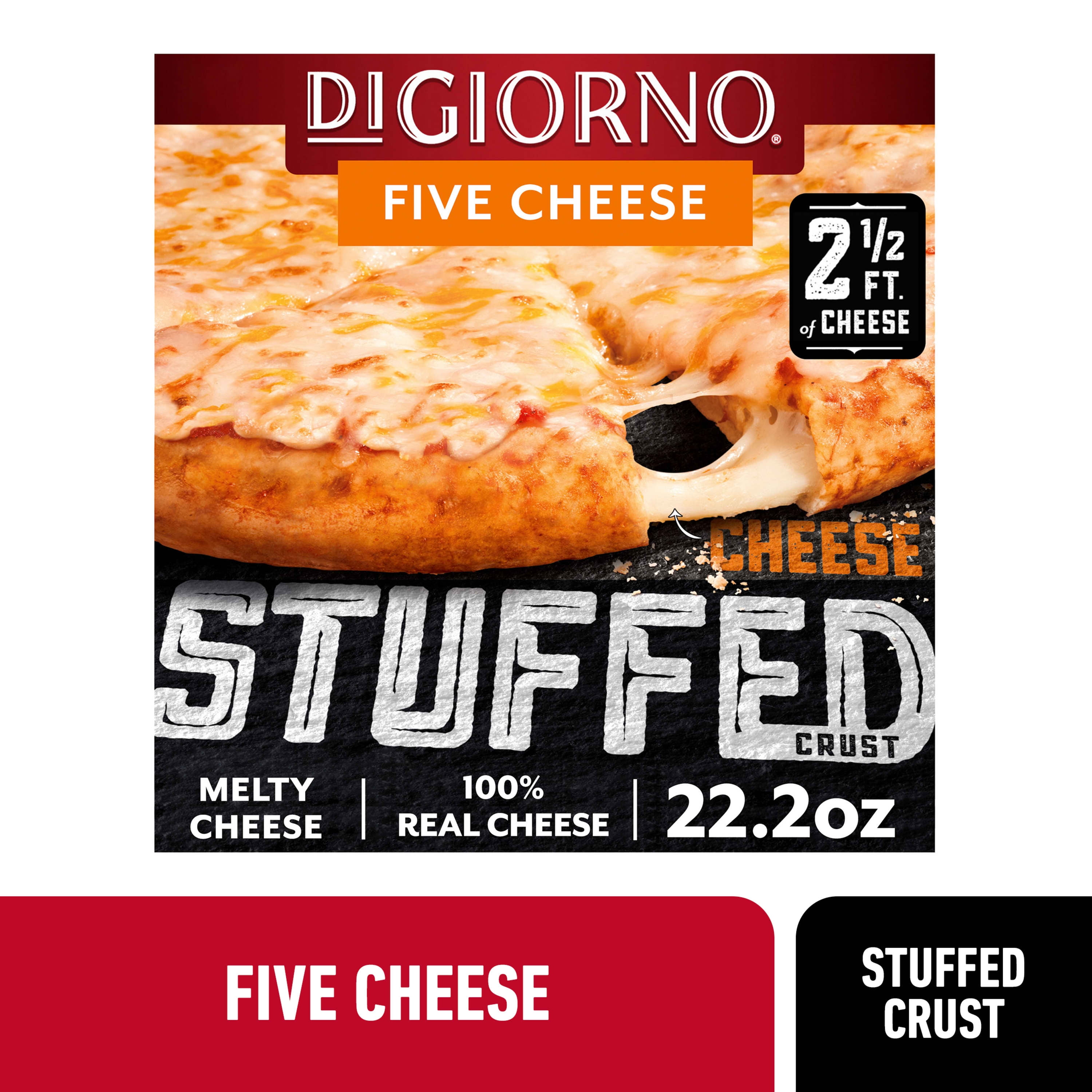 DiGiorno Frozen Pizza, Five Cheese Stuffed Cheese Crust Pizza with ...