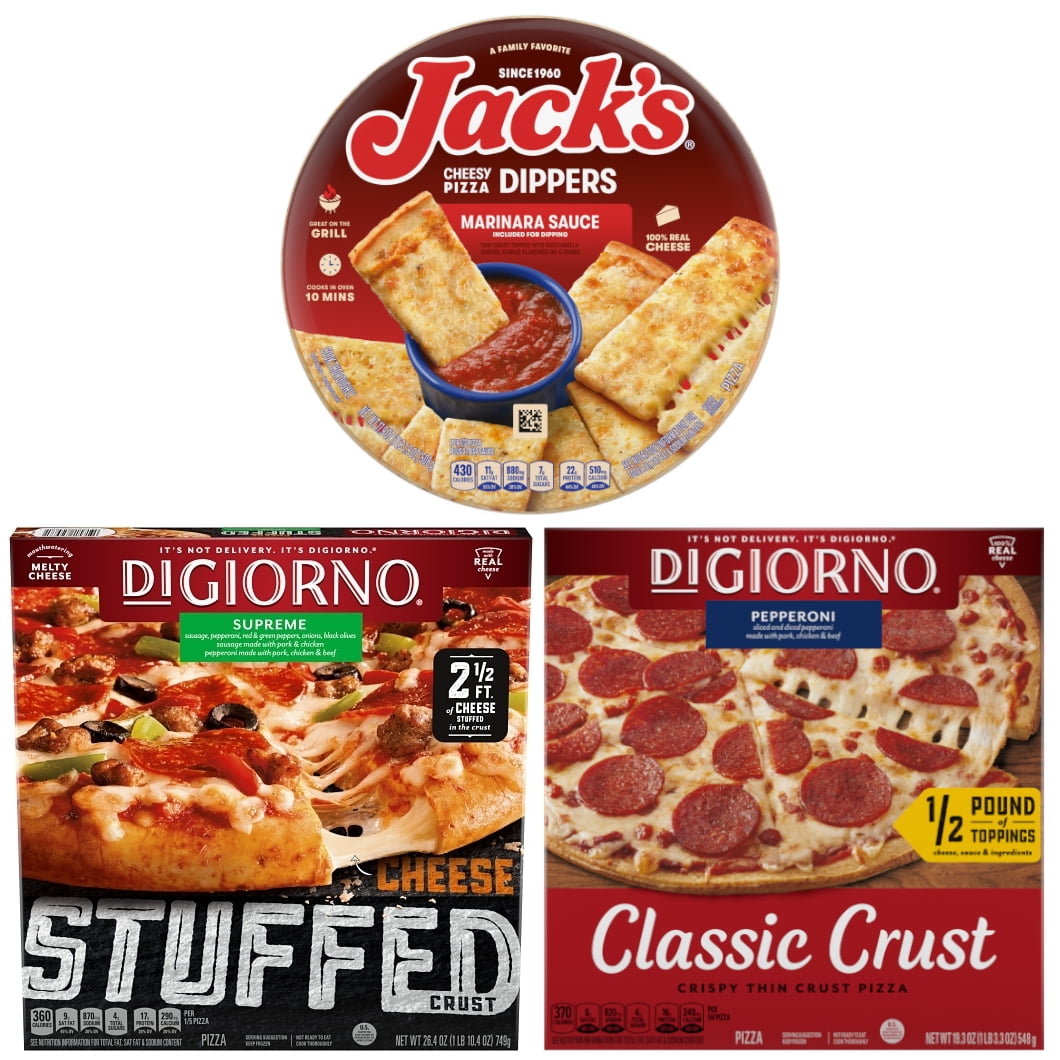 DiGiorno & Jack's Friday Family Pizza Night Bundle (1 DiGiorno Classic ...