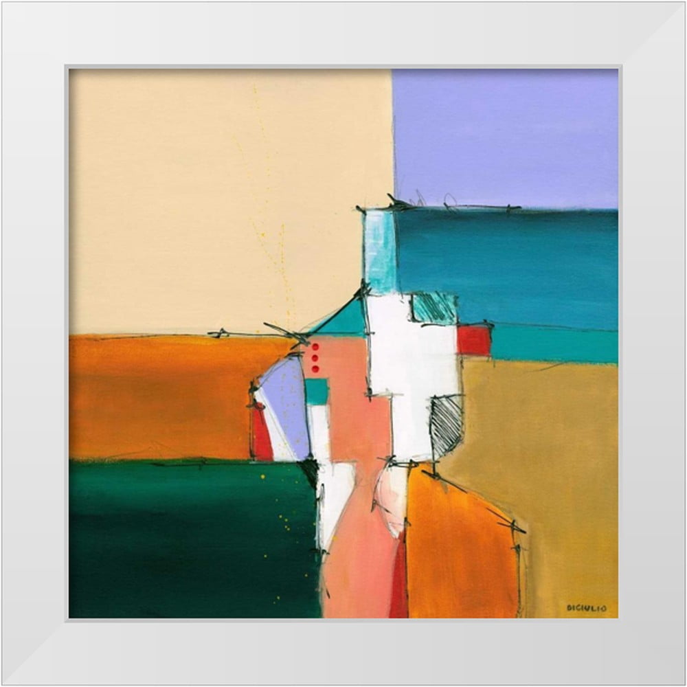 DiGiulio, Joe 12x12 White Modern Wood Framed Museum Art Print Titled ...