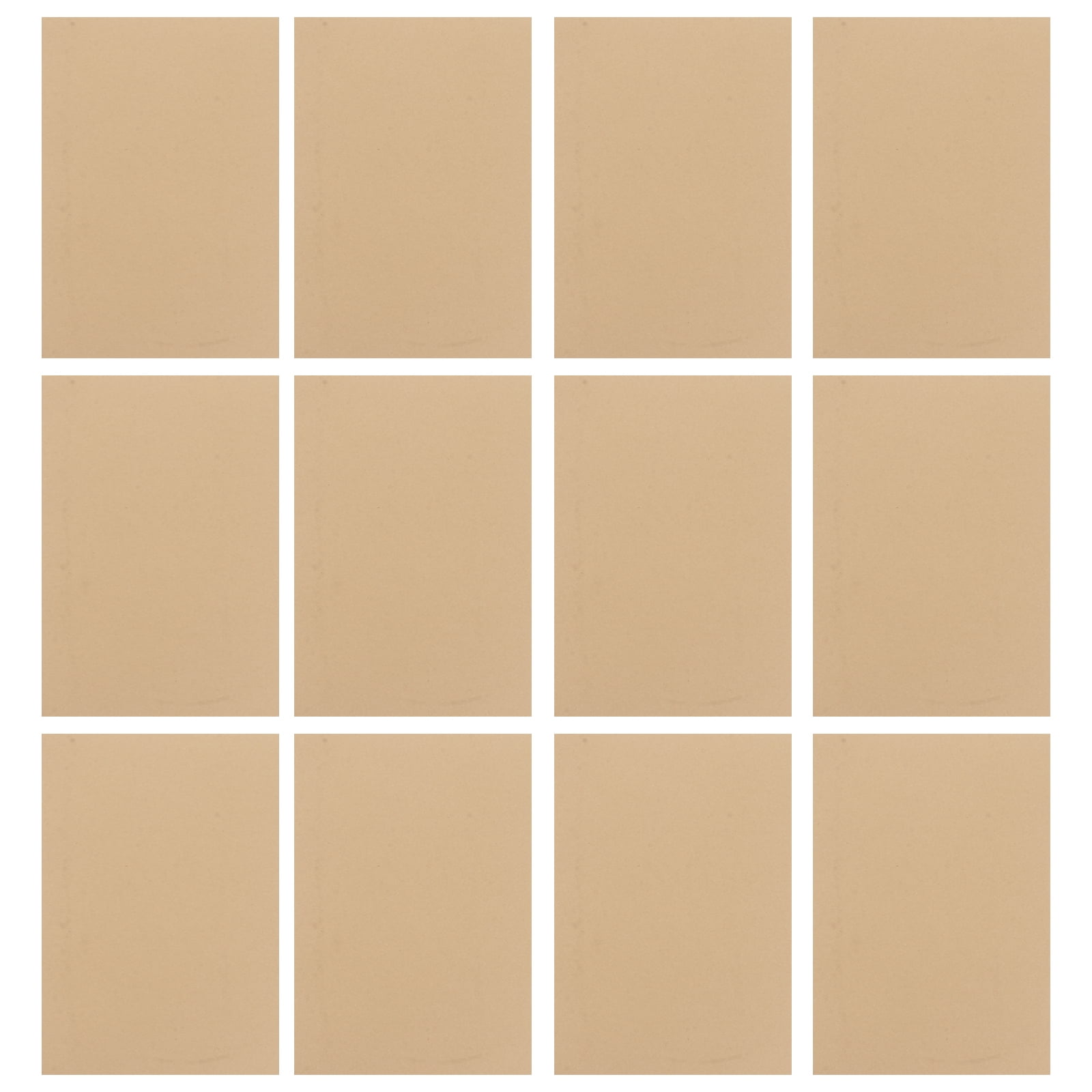 EXHUMKY A4 Size Letter Writing Papers Brown Paper 100 Sheets For Letter ...