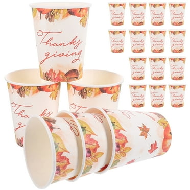 PIXHOTUL 100 Pcs Football Decorations Cups 9 Oz Paper Cups for Sports ...