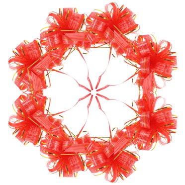 1 Roll Floral Voile Ribbon Bowknot DIY Embroidered Sequin Webbing ...