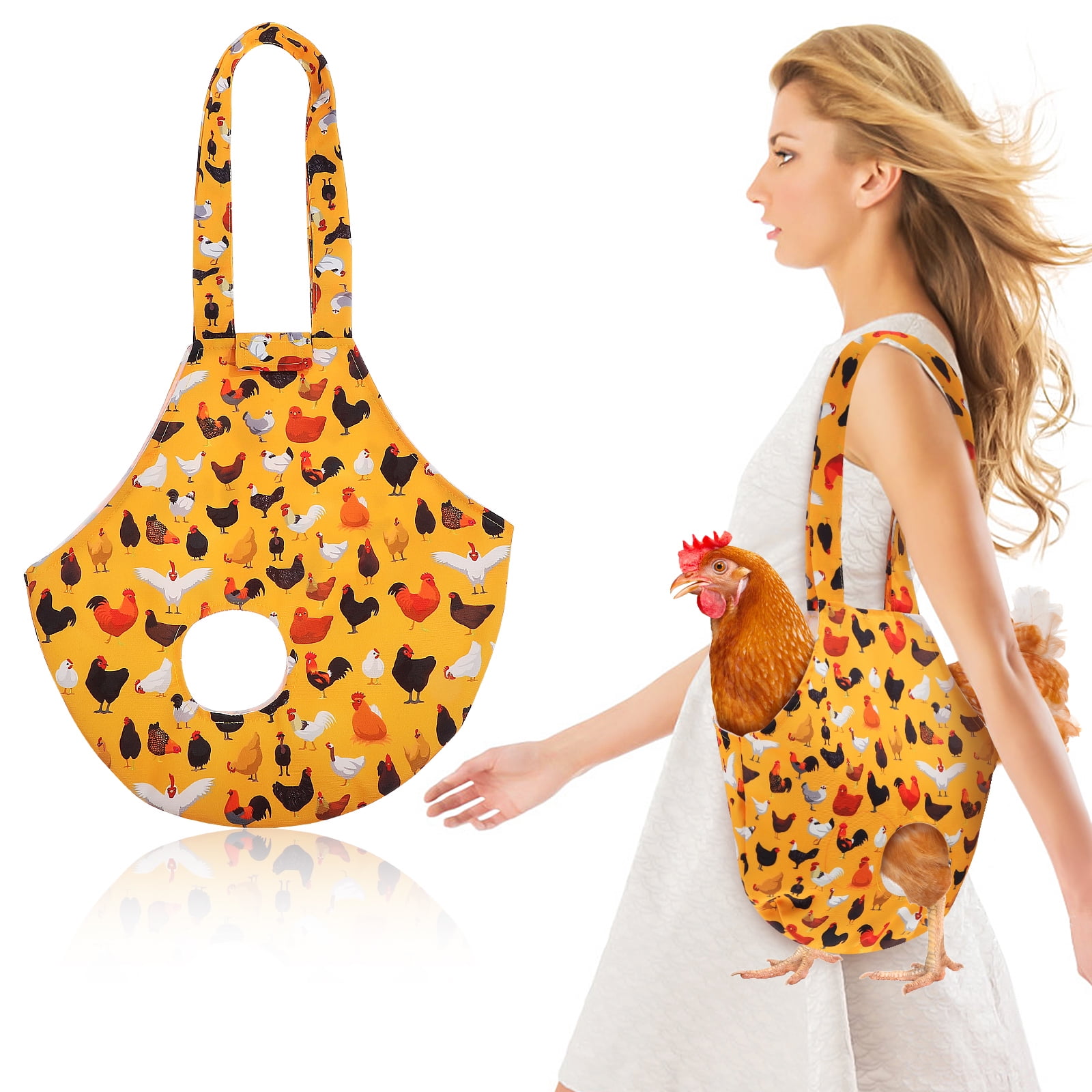 DiMaddie 2pcs Pet Chicken Carry Bags Chicken Carrier Pet Carrier ...