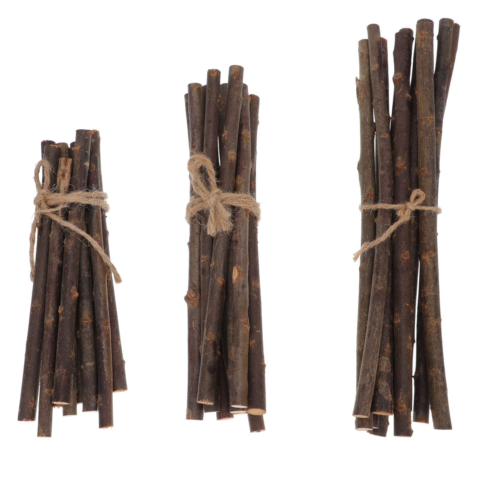 ORDDIART DIY Wood Stick Accessory Natural For Children Wedding 30Pcs 11 ...