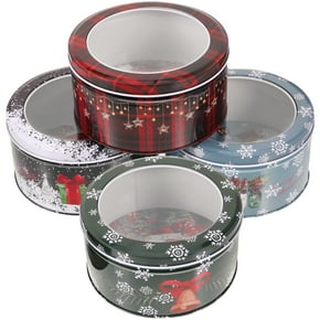 Christmas Cookie Tins With Lids