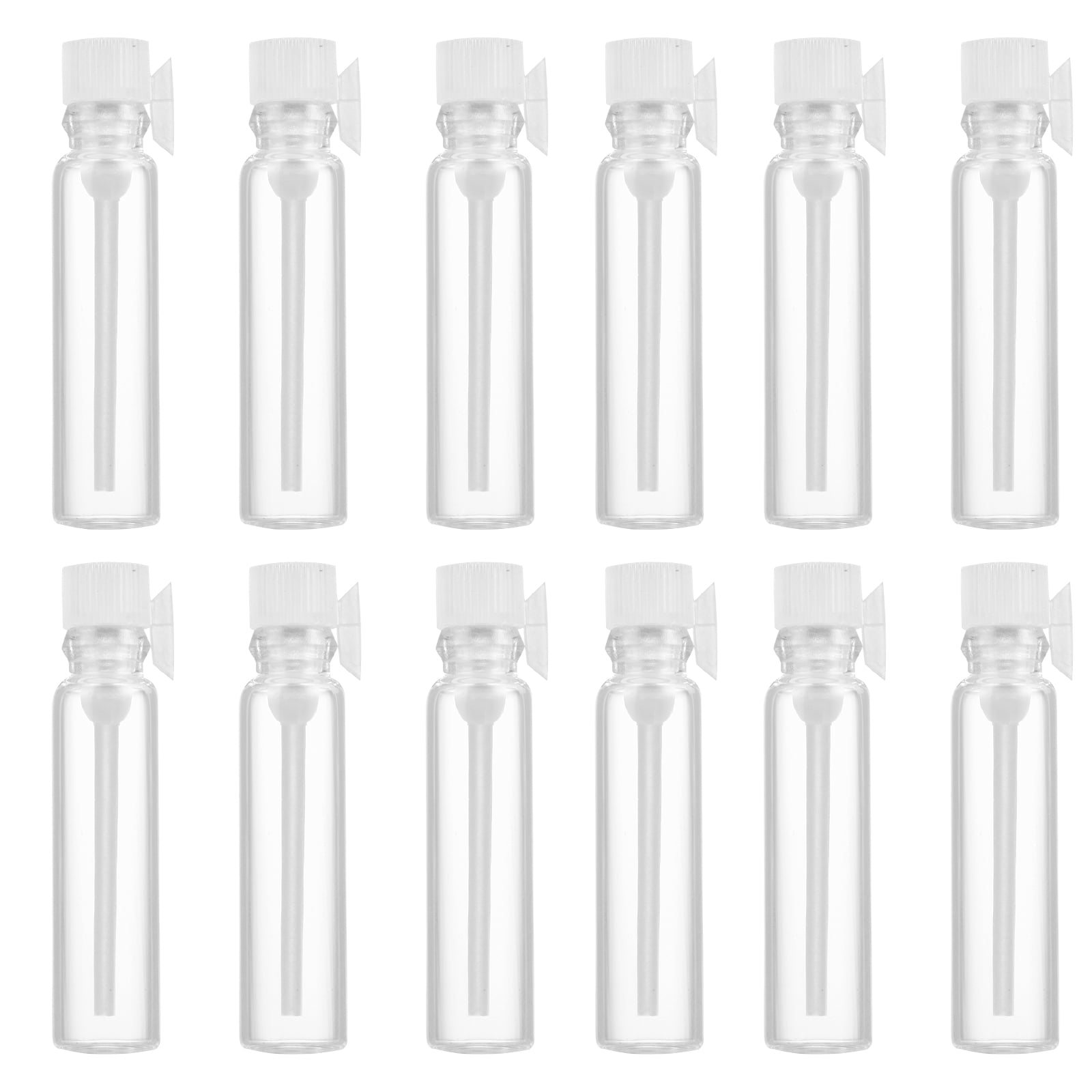 DiMaddie 50pcs 2ml Small Glass Bottles Mini Perfume Sample Bottle ...