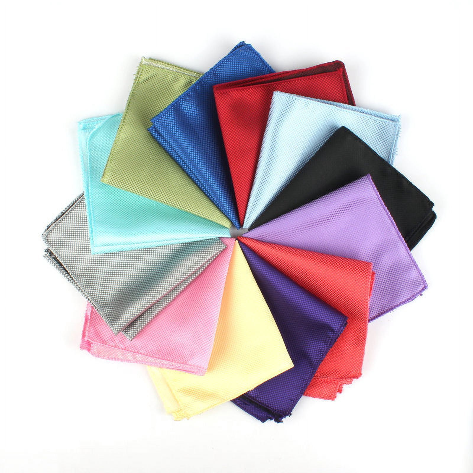 HEMOTON FRCOLOR 6Pcs Men Suit Handkerchief Square Pocket Square ...