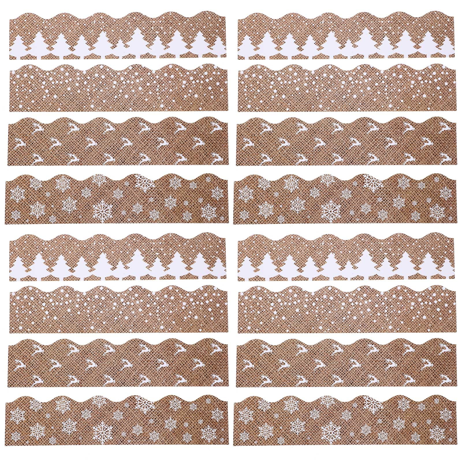DiMaddie Christmas Border Sticker Set for Farmhouse Decor - Walmart.com