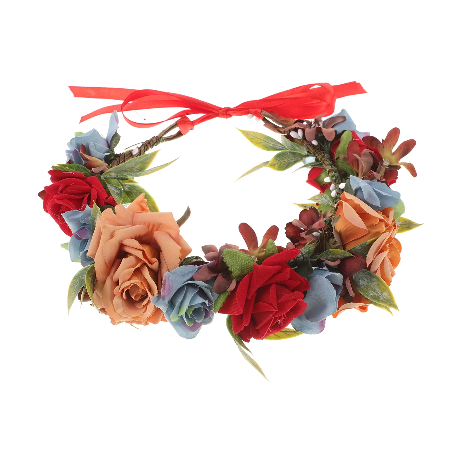 BESTYASH Flower Crown Floral Crown Multi Cloth Accessory For Young ...
