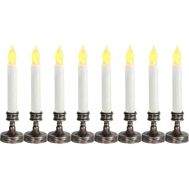 Battery-Operated LED Single Window Candle - Walmart.com