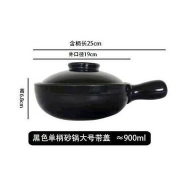 Hakan Efes Clay Pot with Lid, Clay Pot for Cooking, Unglazed Twice ...