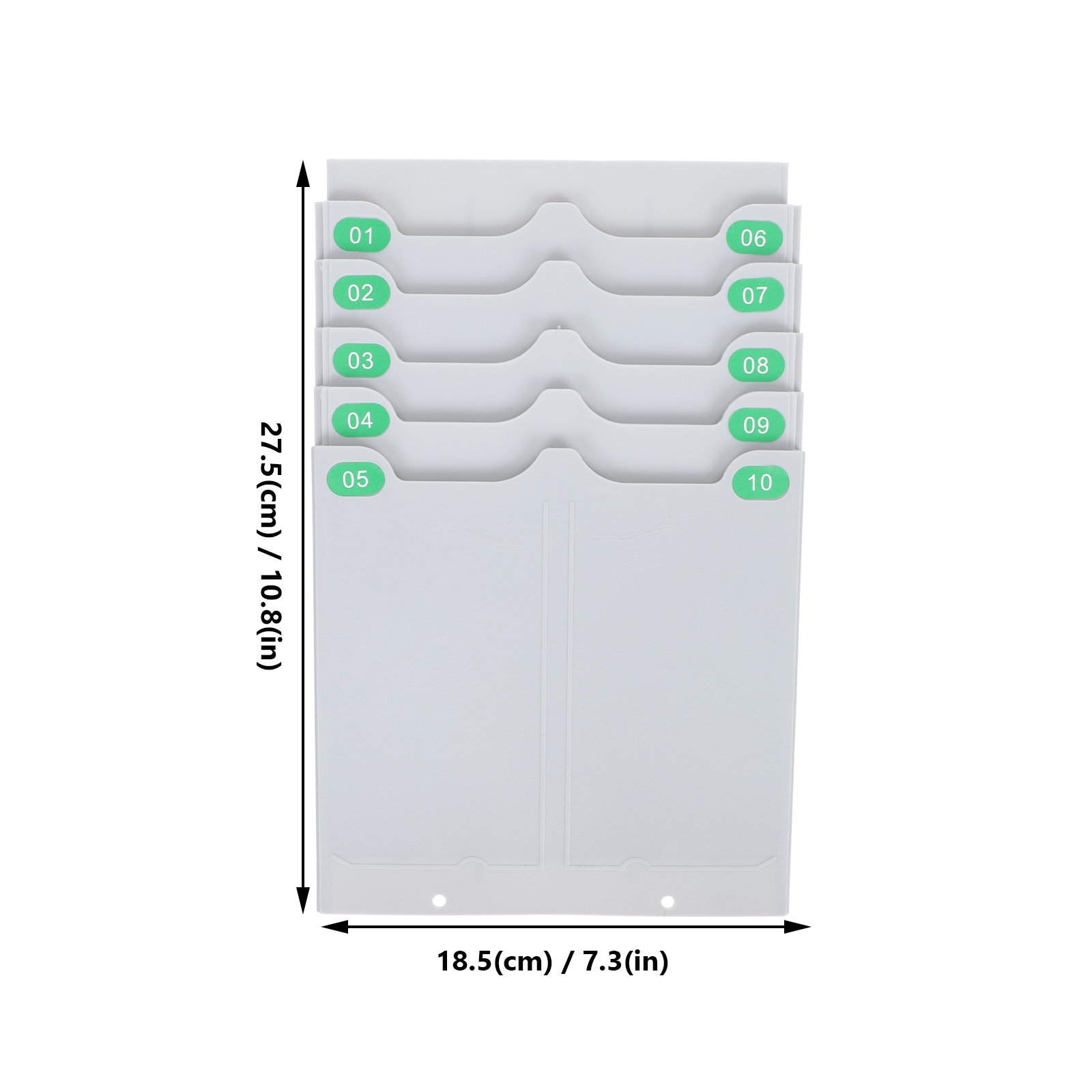 DiMaddie Versatile Time Cards Holder Wall Mount Time Cards Holder Time ...