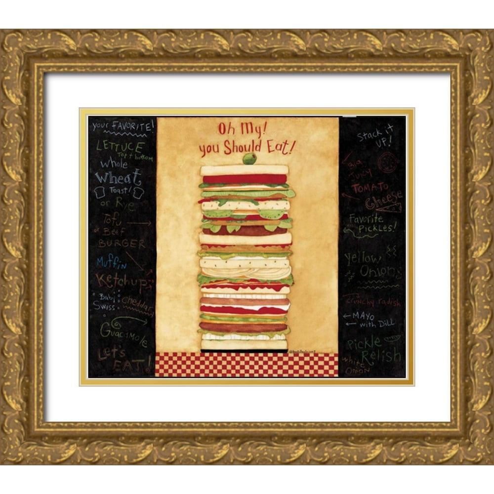 DiPaolo, Dan 17x15 Gold Ornate Wood Framed with Double Matting Museum ...