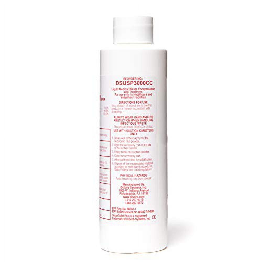 DiSorb Suction Canister Sterilizer Absorbent Powder - Absorbs Bodily ...