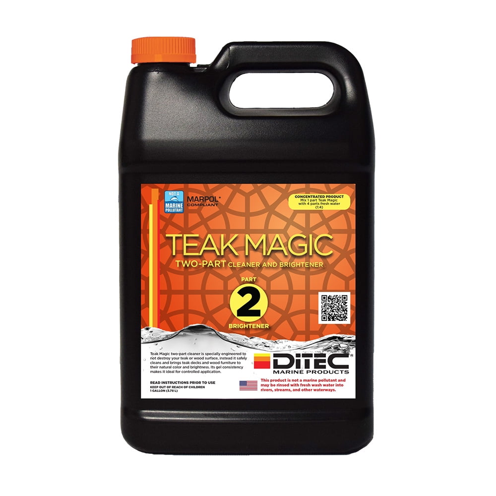 Ditec Marine Products TC-MGGL-PRT2 Ditec Teak Magic: Part 2 - Gallon ...