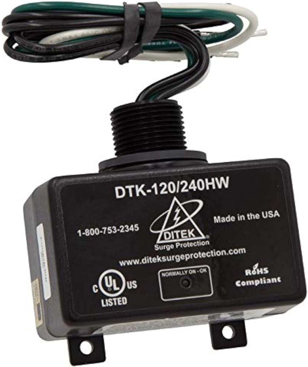 DiTek DTK-120/240HW Surge Protector • 120/240 Volt • 72,000 Amp Peak ...