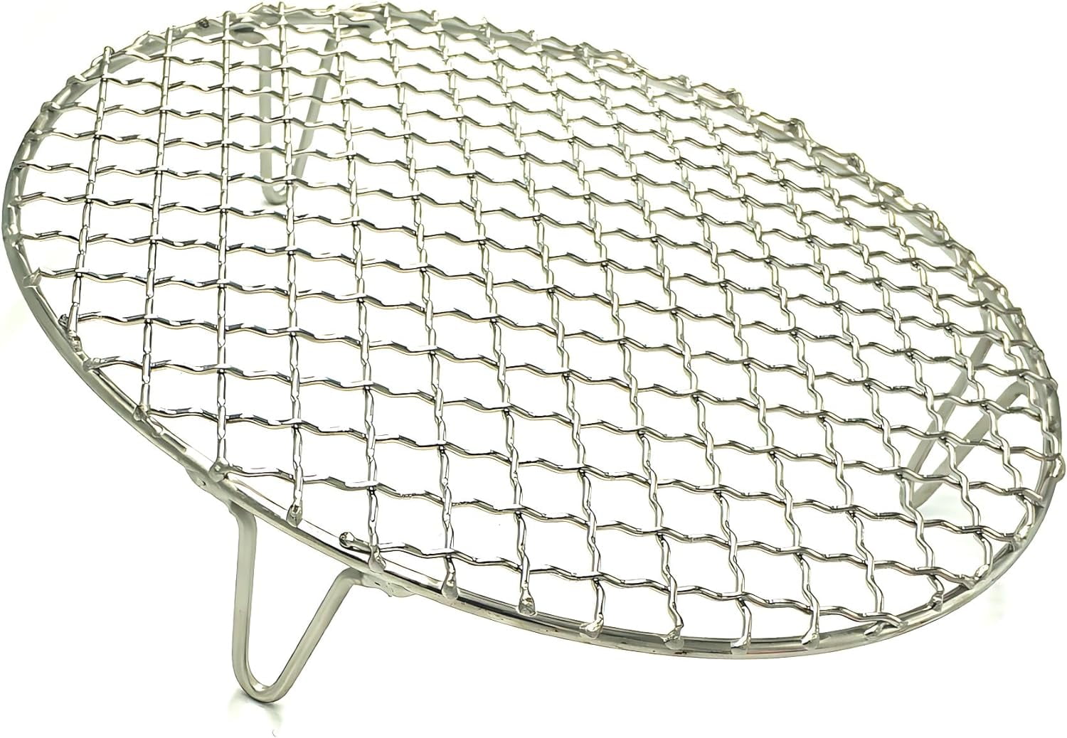 Dia 11.6" Round Barbecue Grids Cross Wire Footed Steaming Stainless ...