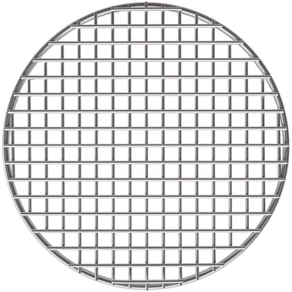 Dia 13.8" Round Barbecue Grids Cross Wire Footed Steaming Stainless ...
