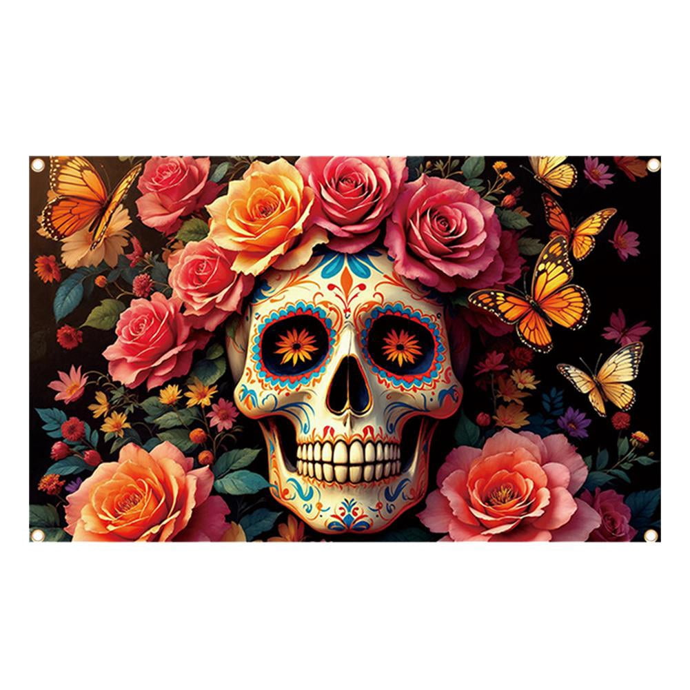 Dia De Los Muertos Backdrop for Photography Day of The Dead Banner ...